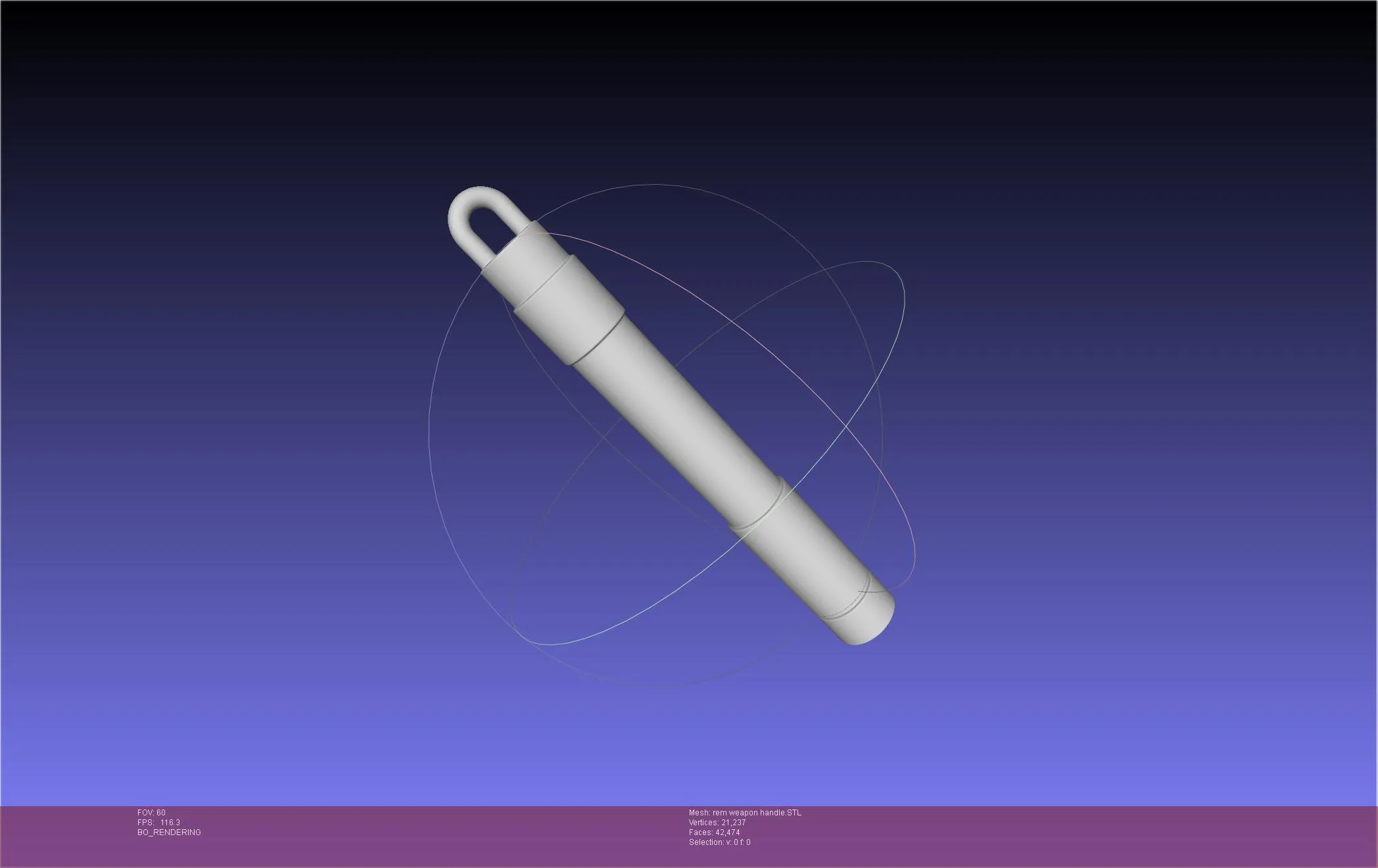 Cosplay STL Download - Re Zero Rem Weapon Ball And Handleby Julian Danzer