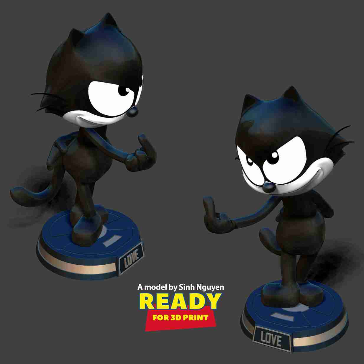 Felix the Cat 2 | 3D models download | Creality Cloud