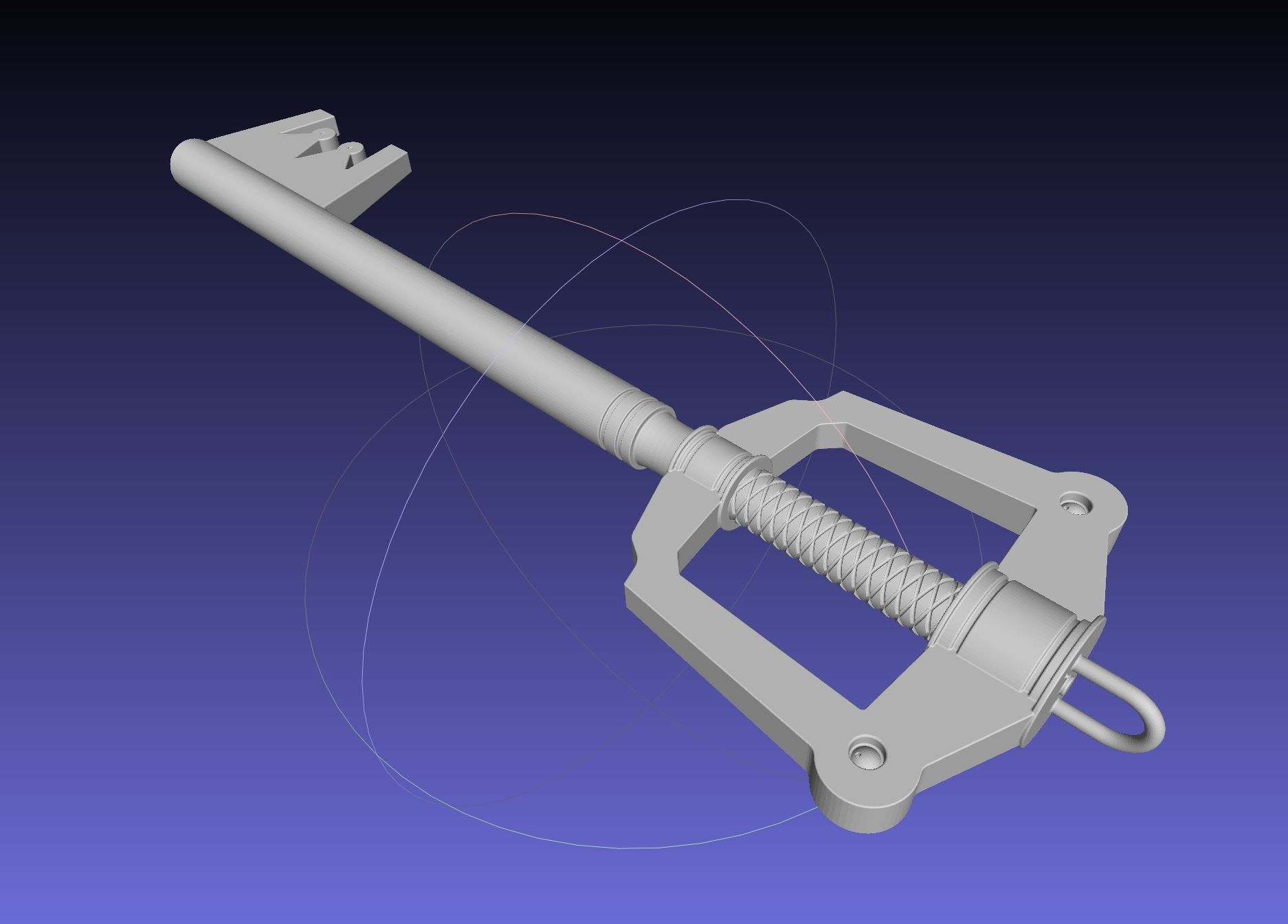 Kingdom Hearts Keyblade Printable Assembly | 3D models download ...