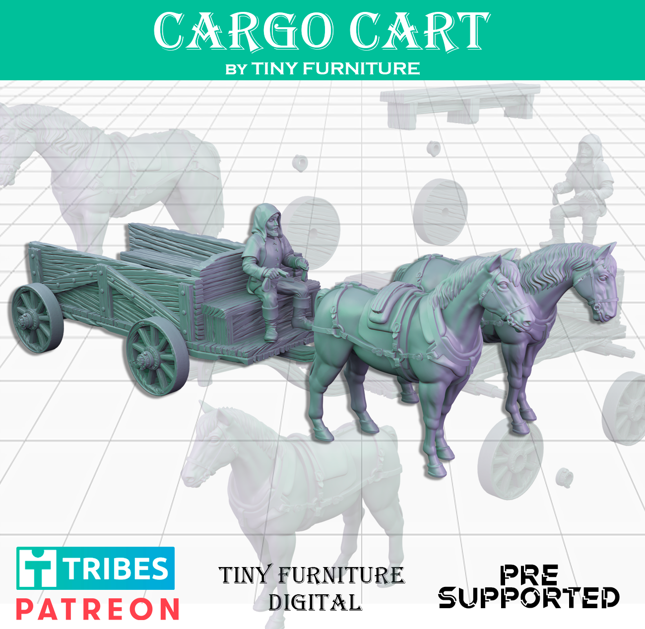 Carts and Carriages | 3D models download | Creality Cloud