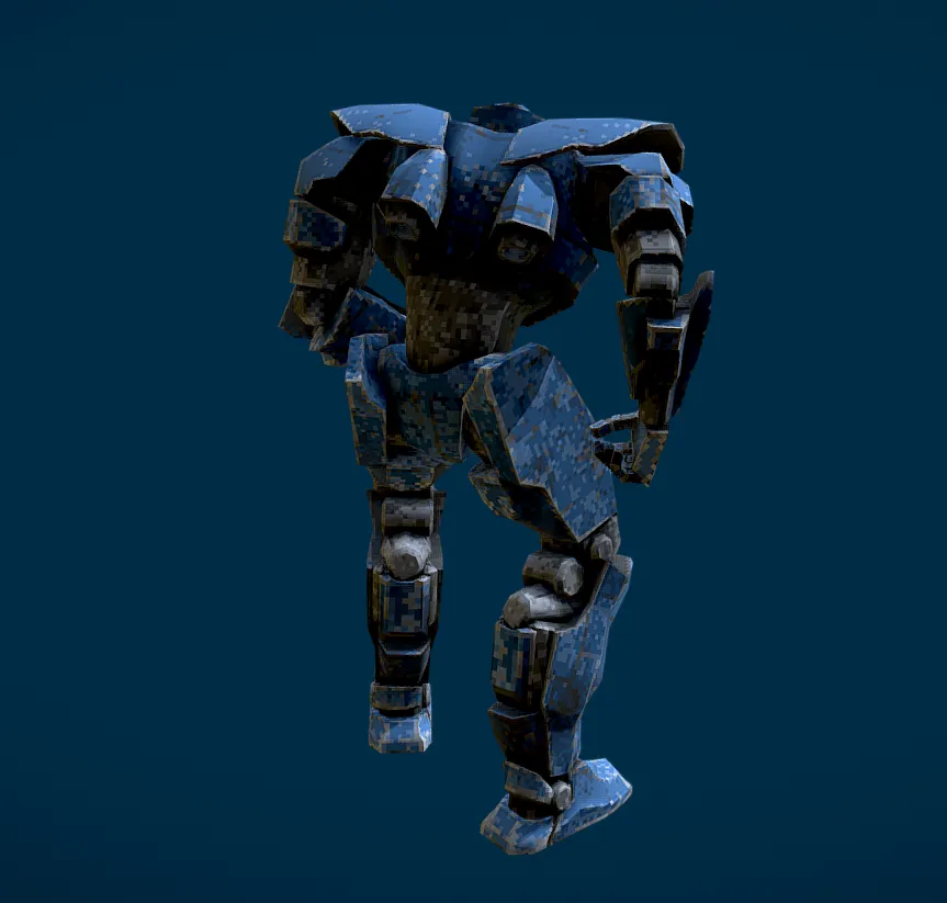 Characters & Creatures STL Descarga - PS1 Mech - neagww