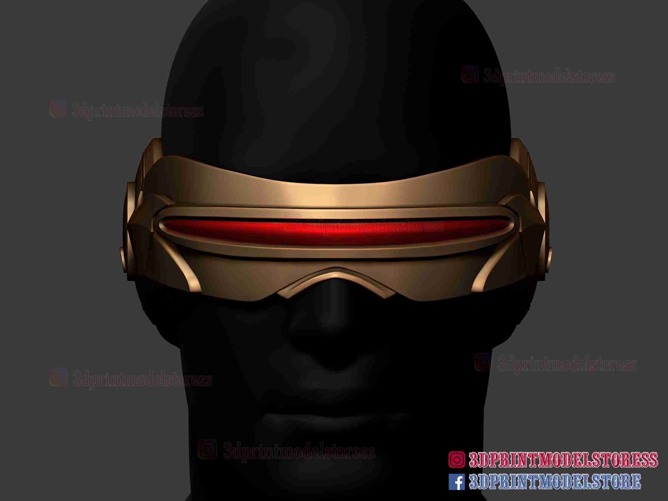 X-Men Cyclops Mask - Marvel Cosplay | 3D models download | Creality Cloud