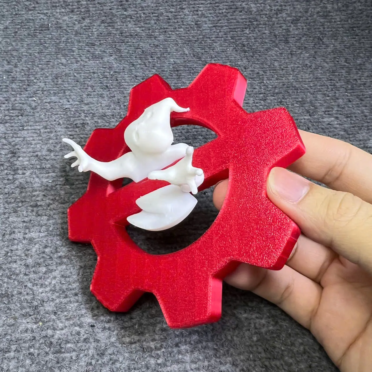 3D Printer Files | 3MF File | Ghostbuster logo with sprocket ...