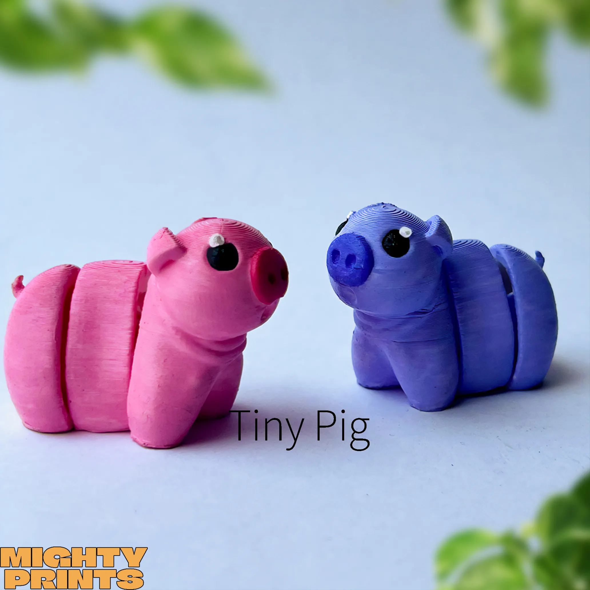 Other STL Download - TINY PIG PRINT IN PLACEby Mighty prints