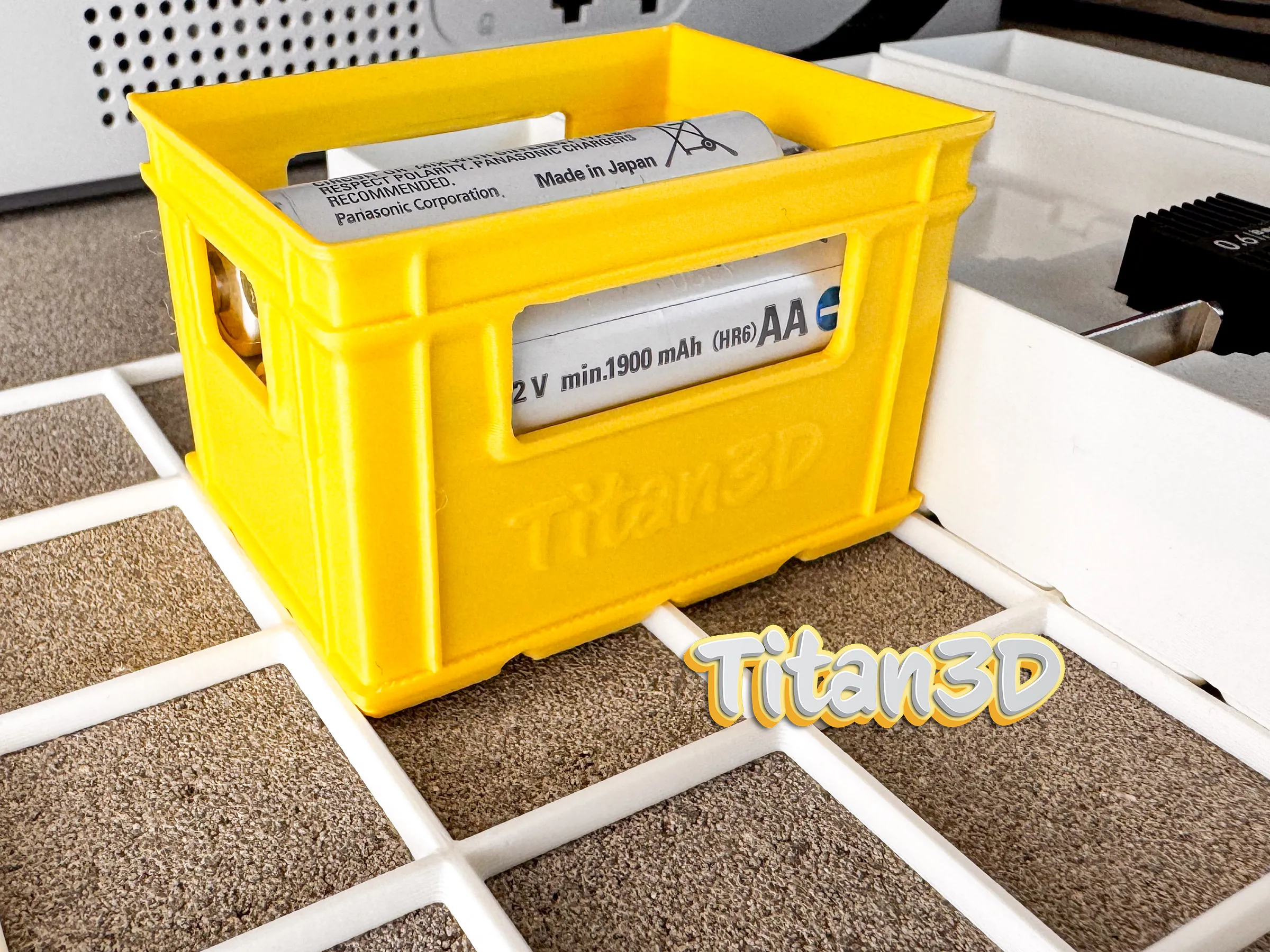 3D Printer Files | 3MF File | Stackable Mini Crate Titan3DGridLite ...