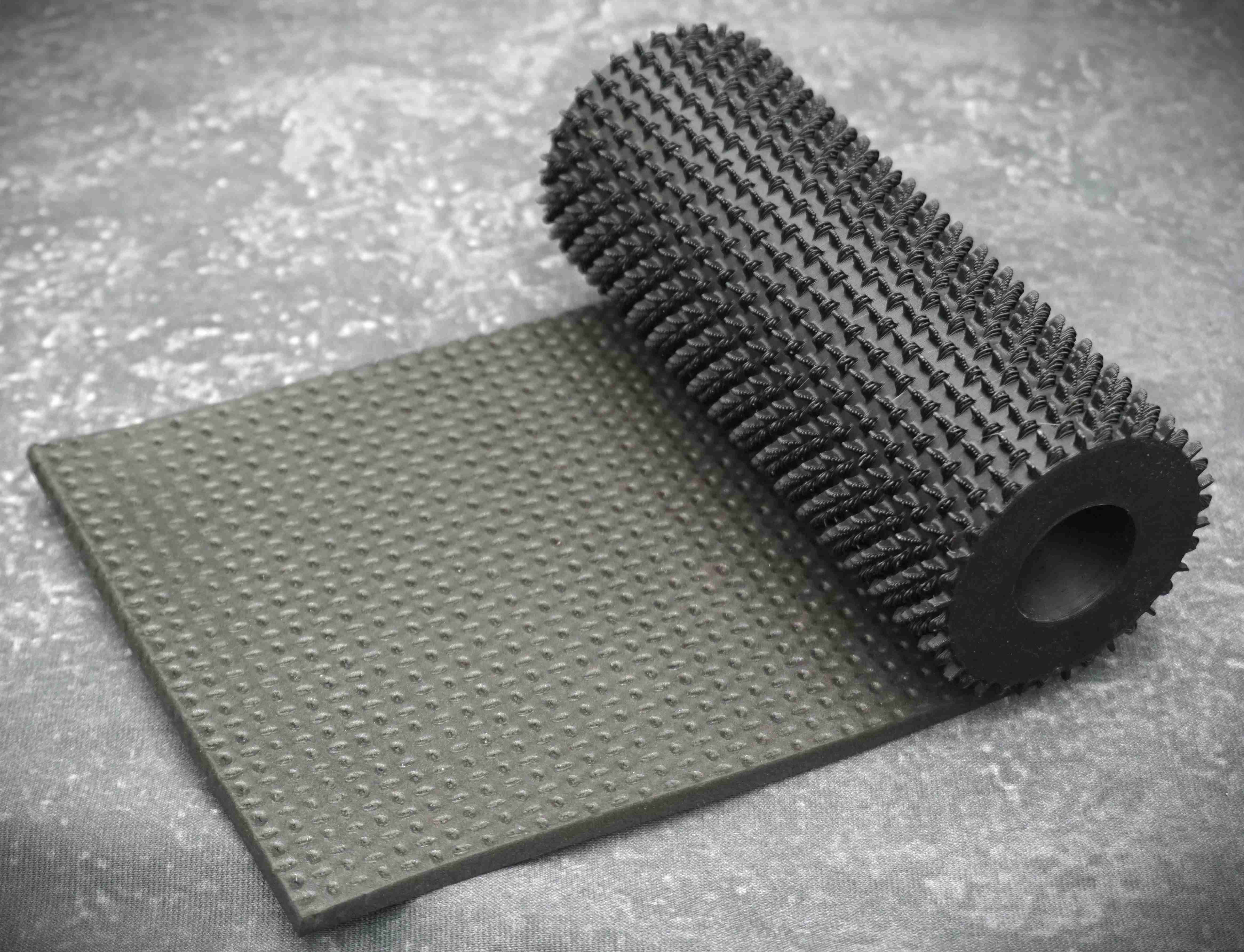 Textured Roll With Grid Plate Pattern | 3D models download | Creality Cloud