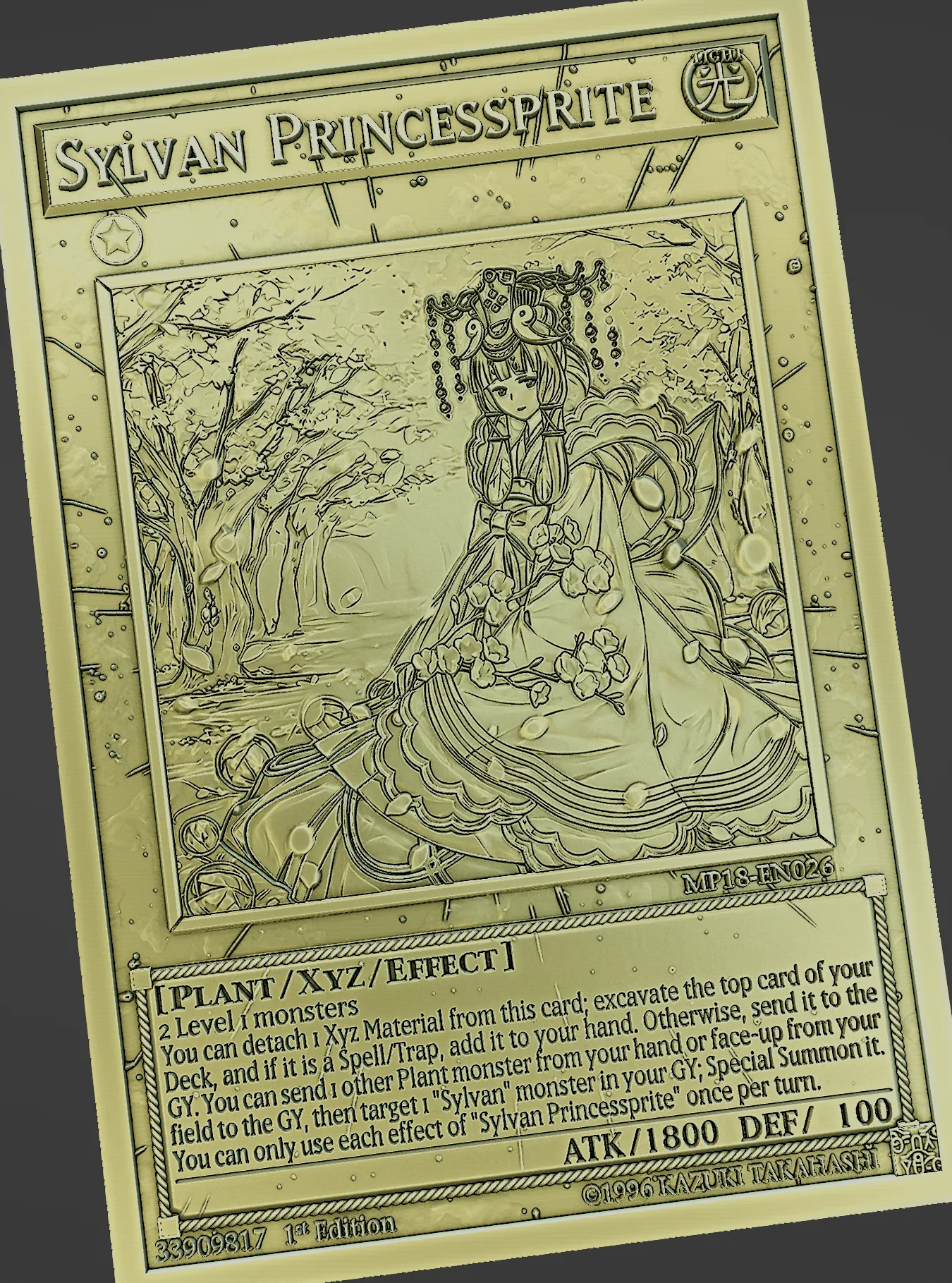 Other STL Download - Sylvan Princessprite - yu-gi-oh!by Wsonuchiha3D