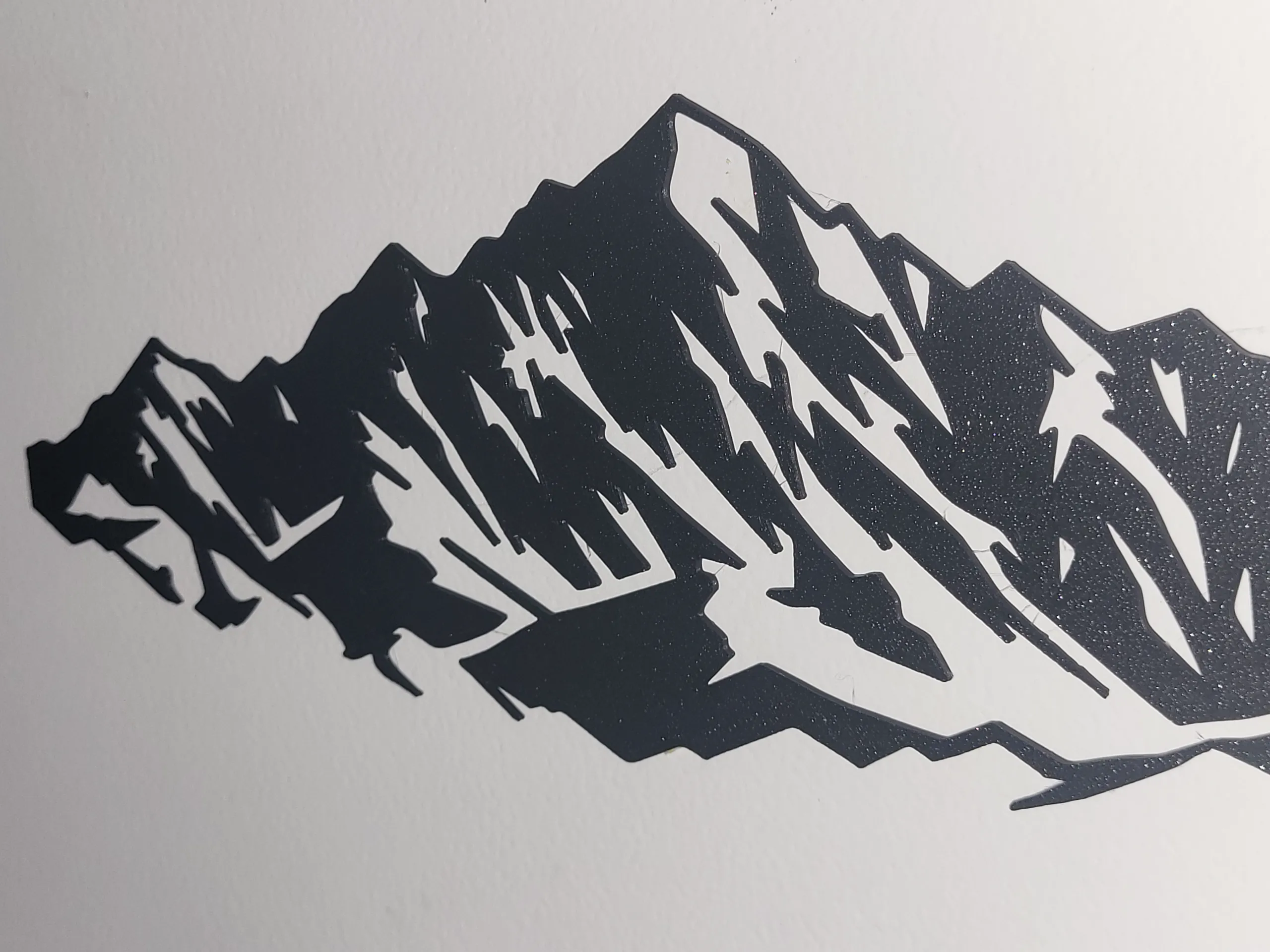 3D Printer Files | 3MF File | MOUNTAIN LANDSCAPE - 2D WALL ART #5 ...