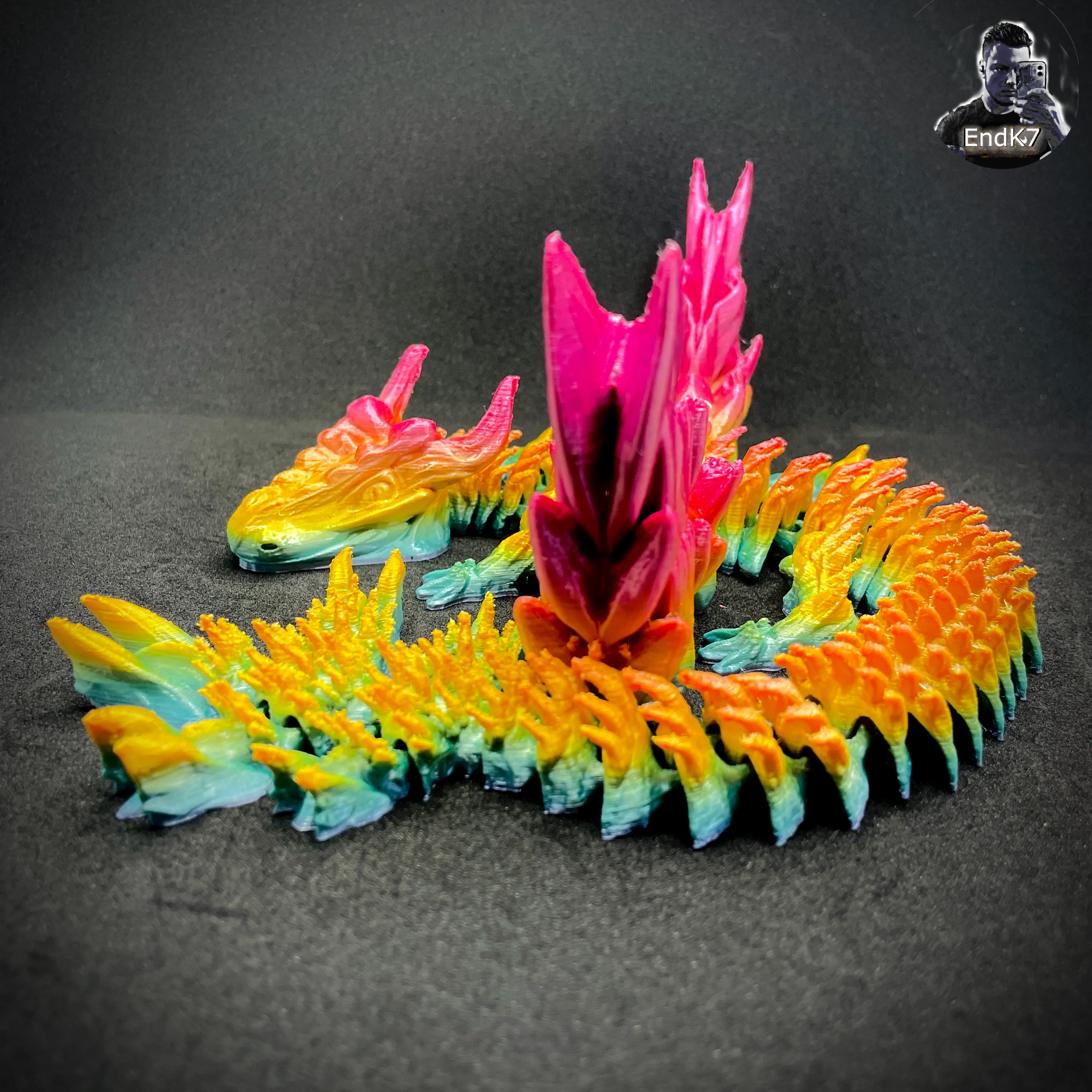 Other STL Download - Big Glorious Dragon - Winged - Articulated ...