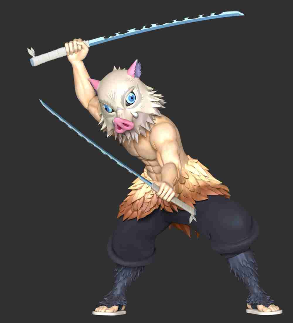 Demon Slayer - Inosuke Hashibira | 3D models download | Creality Cloud