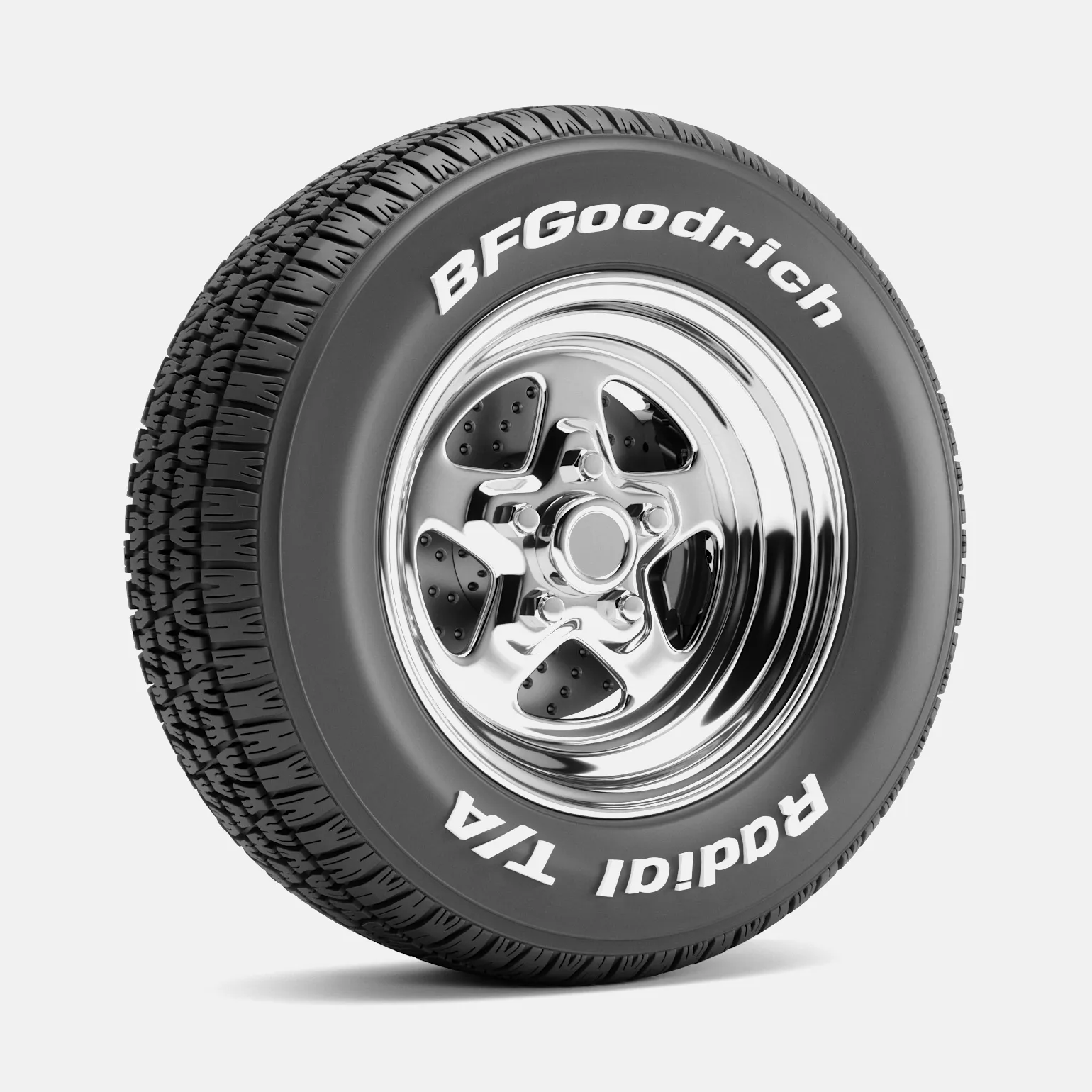 Vehicles & Machinery STL Download - 15x8 Weld Pro Star Wheel ...