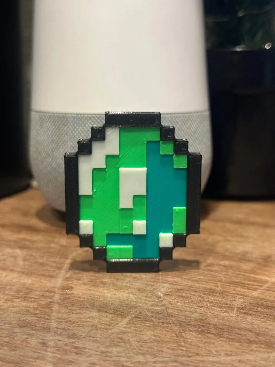 Free Game Props STL Download - Minecraft Emerald Itemby MrFloppa