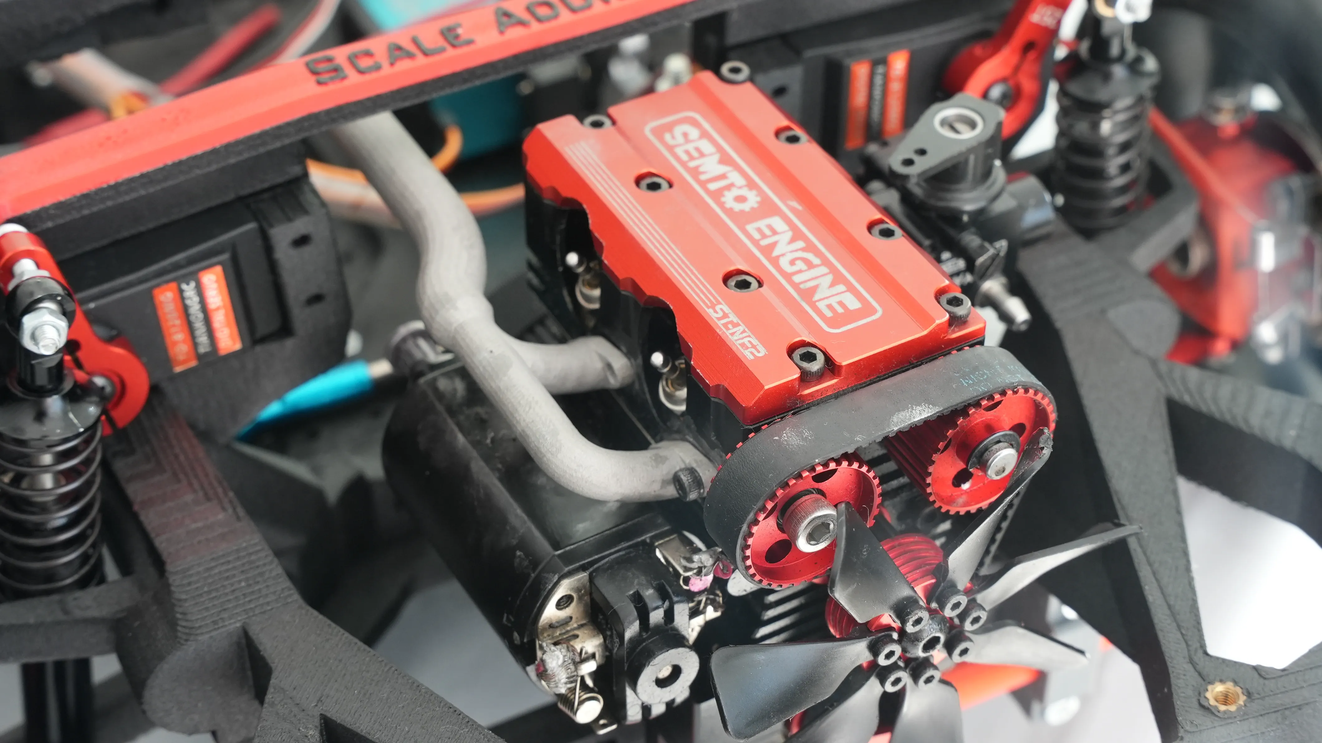 Vehicles & Machinery STL Download - SEMTO ENGINE Exhaustby Scale-Addiction