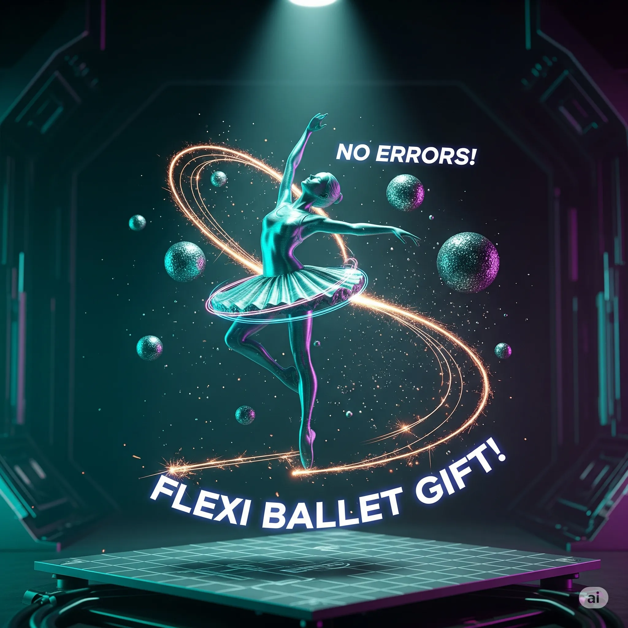 🩰 This FLEXI BALLERINA printed FLAWLESSLY – no errors, no supports ...
