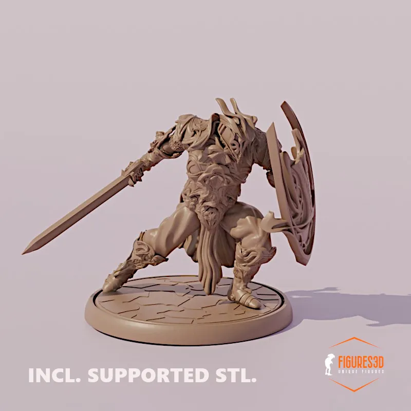 Characters & Creatures STL Download - dragon slayerby figures3d