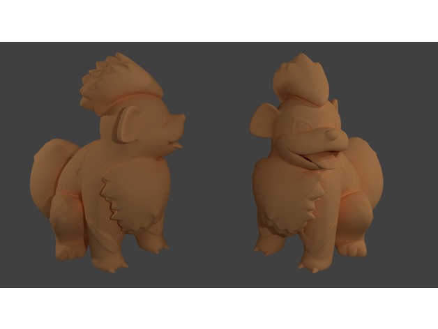 Growlithe Pokemon | 3D models download | Creality Cloud