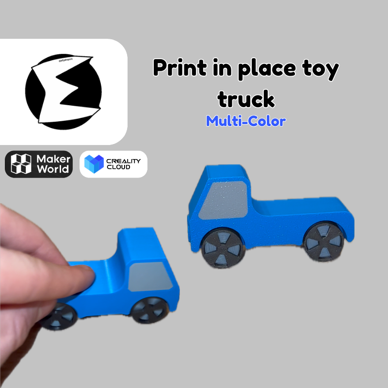 Toy Car - Print-in-place | 3D models download | Creality Cloud