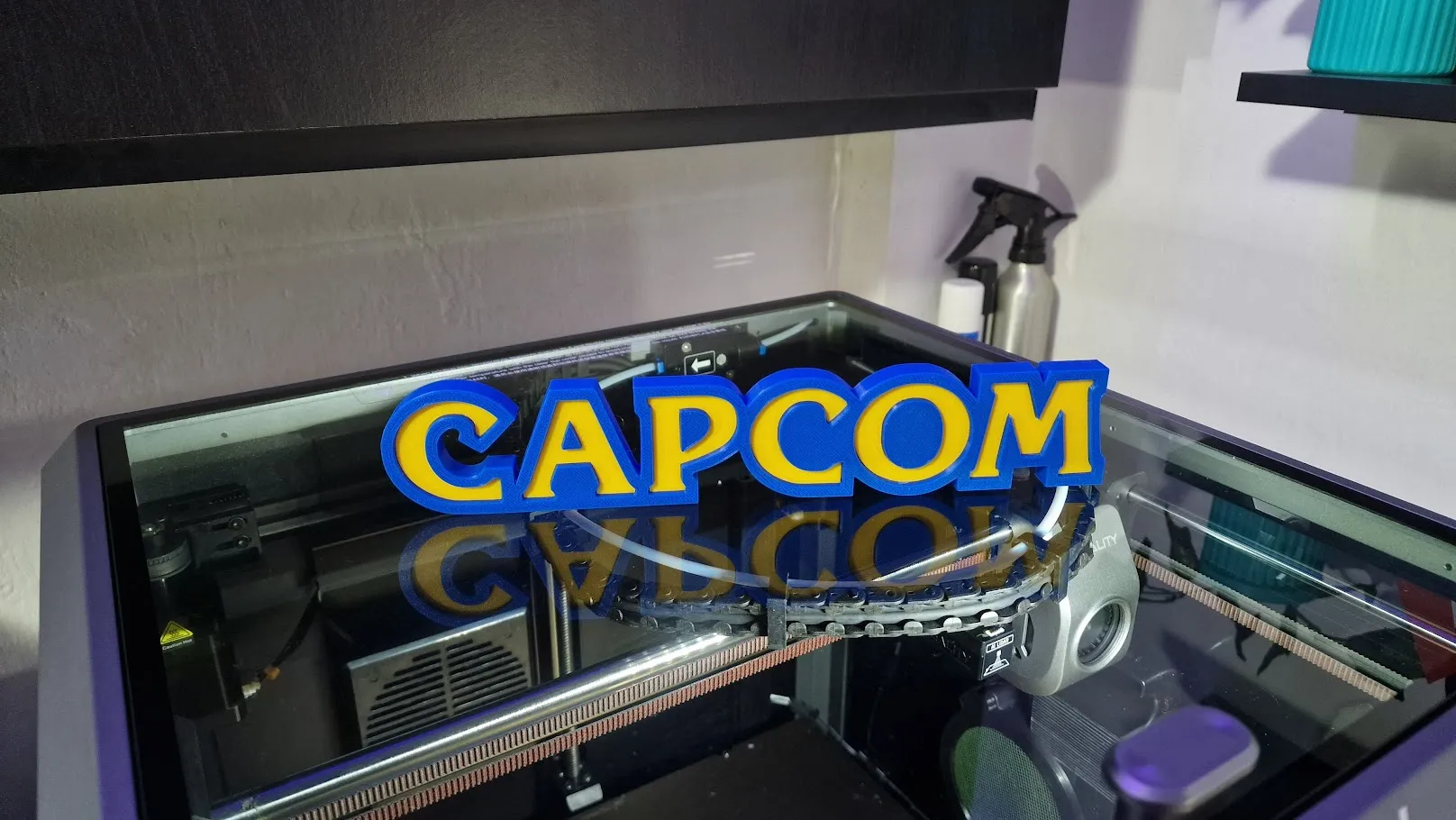 3D Printer Files | 3MF File | Capcom sign 🕹️ | Creality Cloud