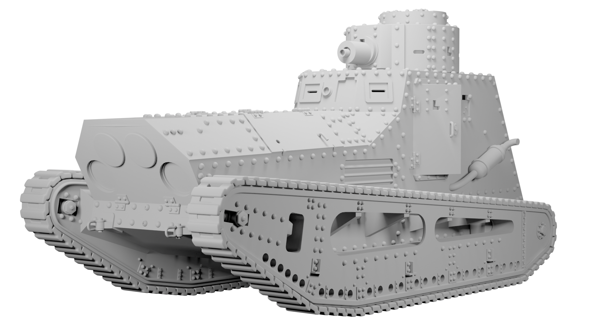 LK II Tank 28mm Scale | 3D models download | Creality Cloud