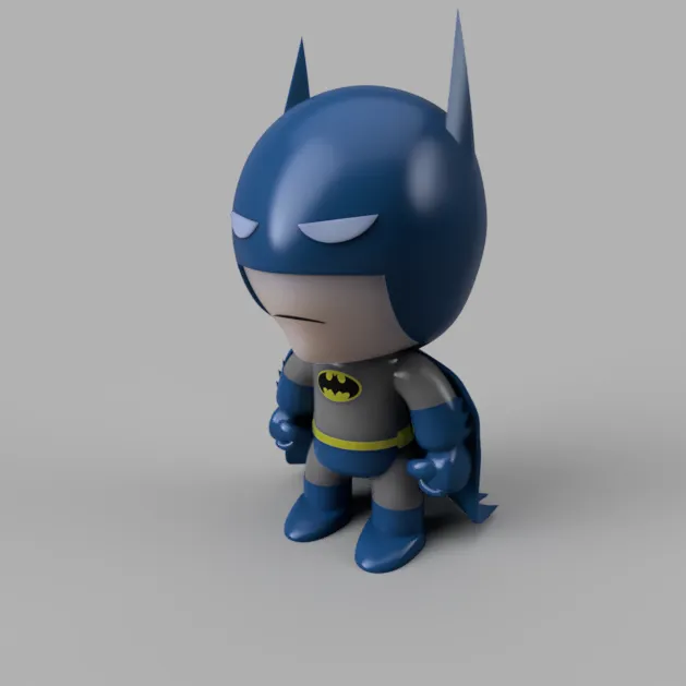 DC Comics Mini Batman / Blue and Gray Suit (Bruce Wayne) | 3D models ...