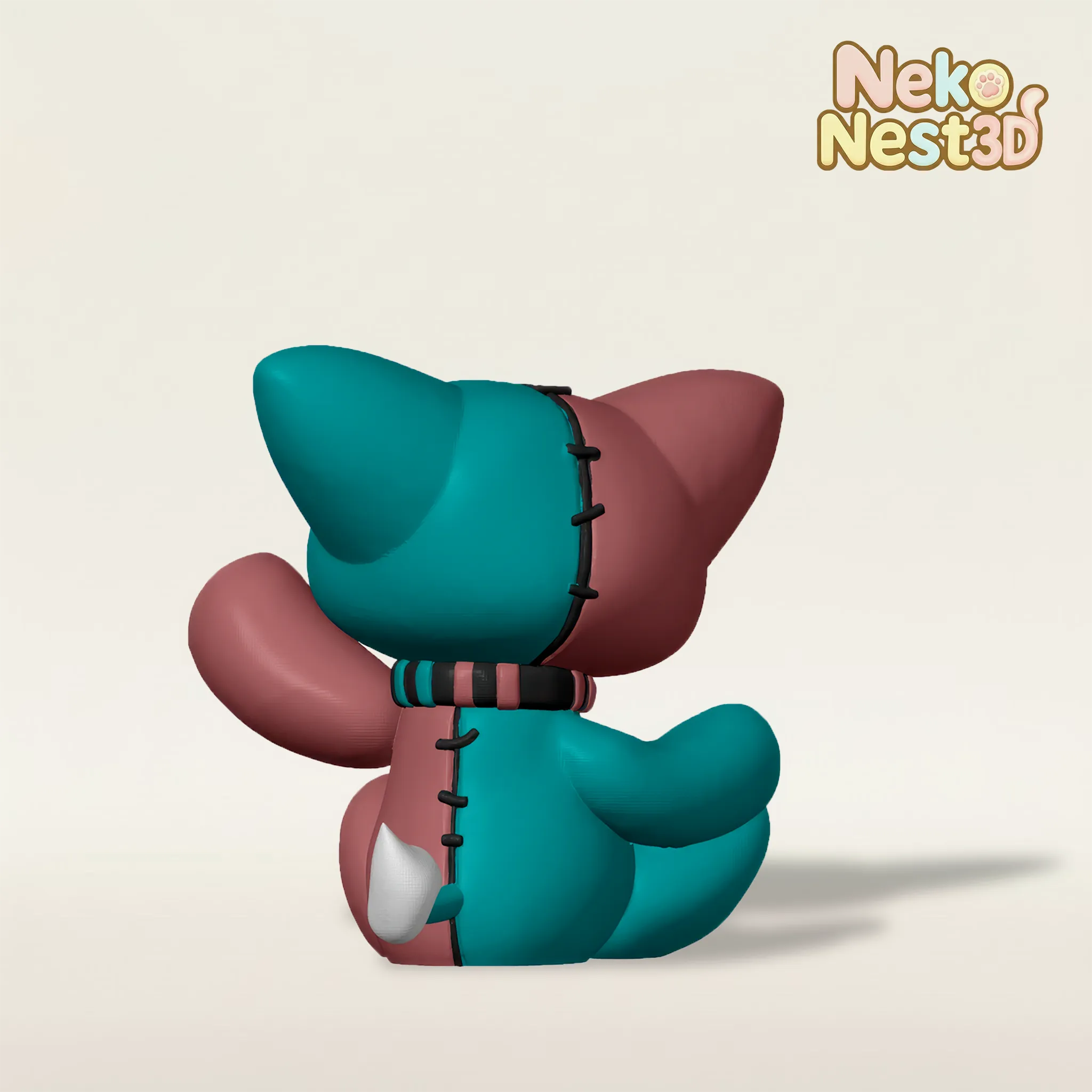 Characters & Creatures STL Download - Stitched Cat Plush – 3D Printable ...