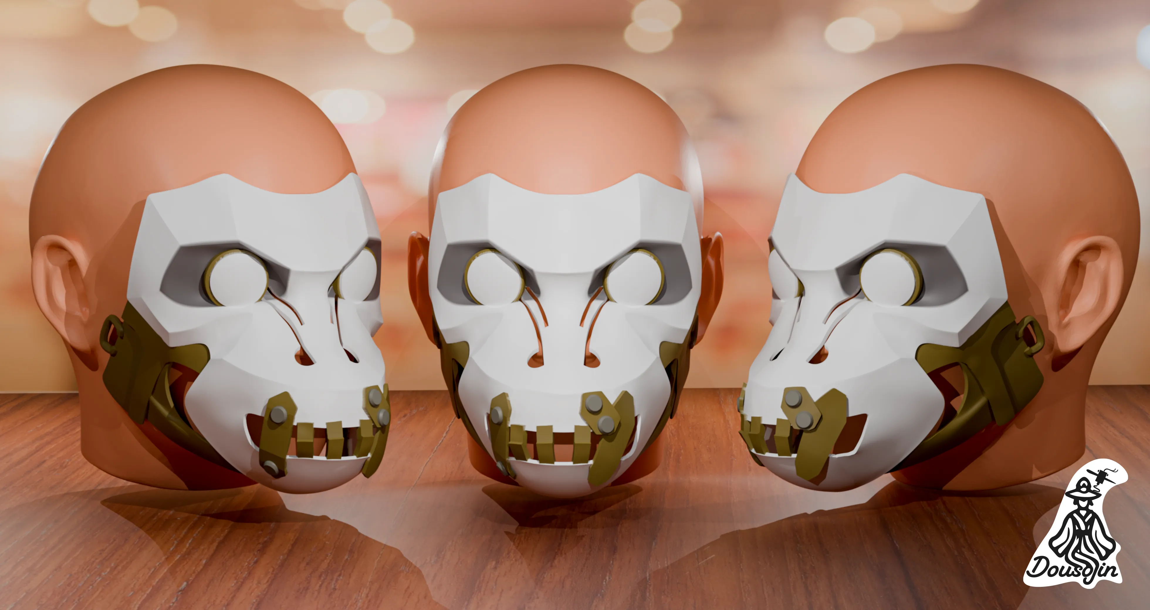 Cosplay STL Descarga - Arcane Cosplay mask Guardian Primal Firelight 3D ...