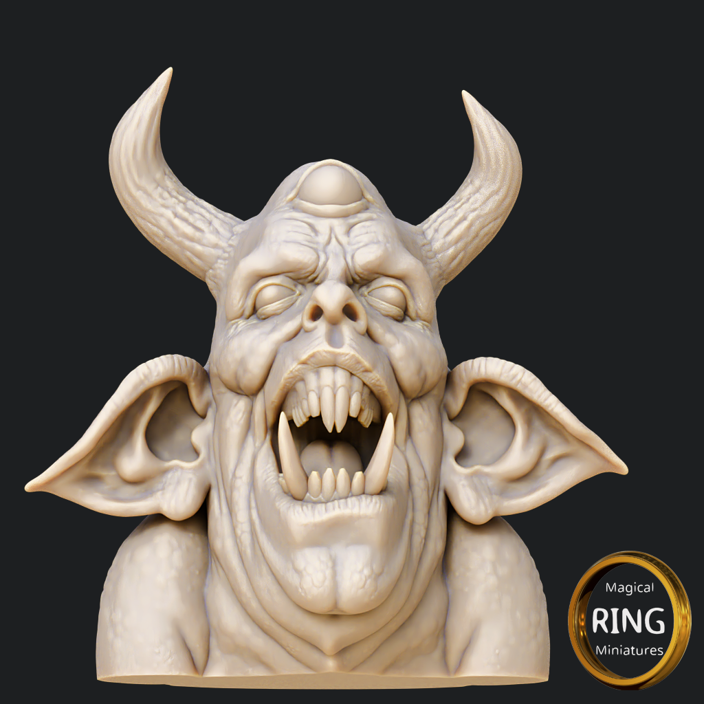 Triclops Giant bust | 3D models download | Creality Cloud