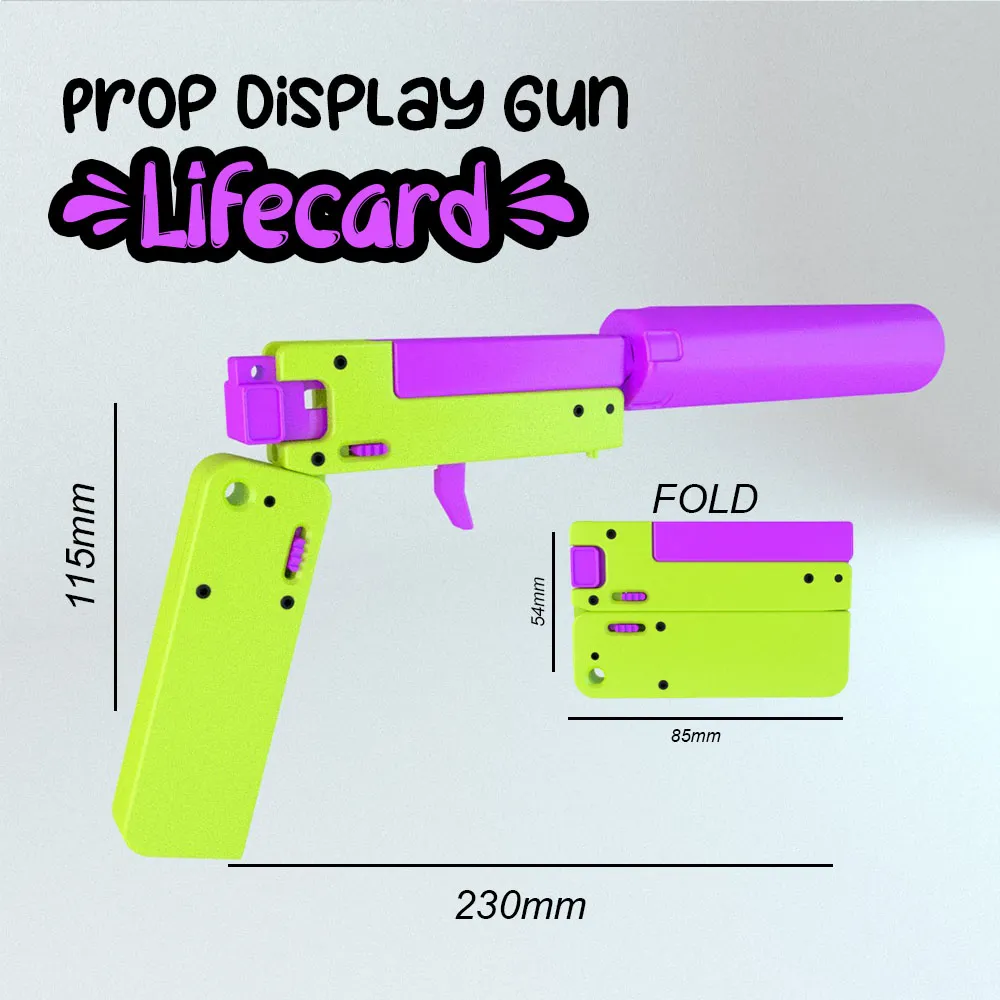 Educational Assembling Toy Gun - Lifecard (Props only) | 3D models ...