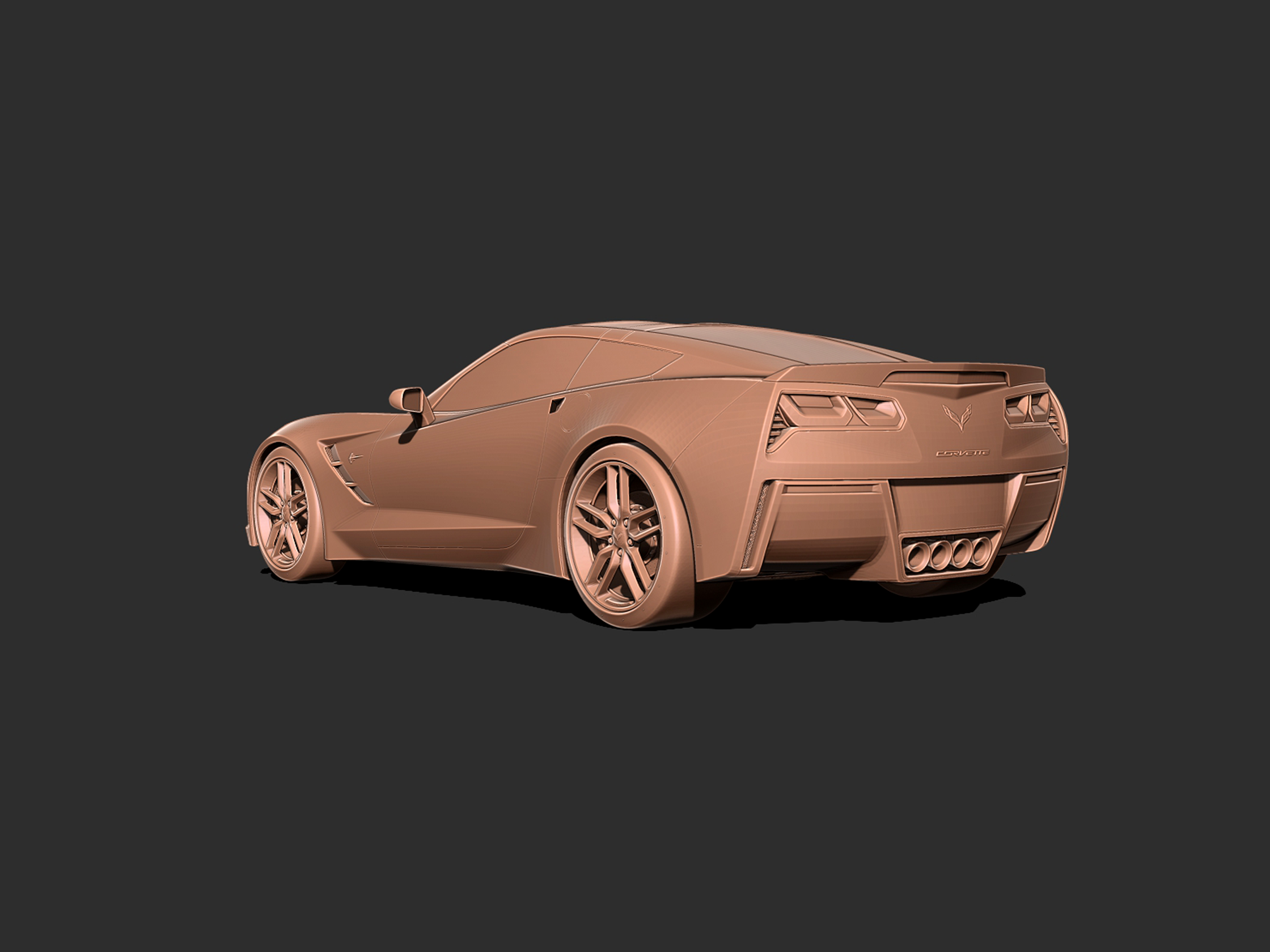 Chevrolet Corvette C7 3d Print model | 3D models download | Creality Cloud