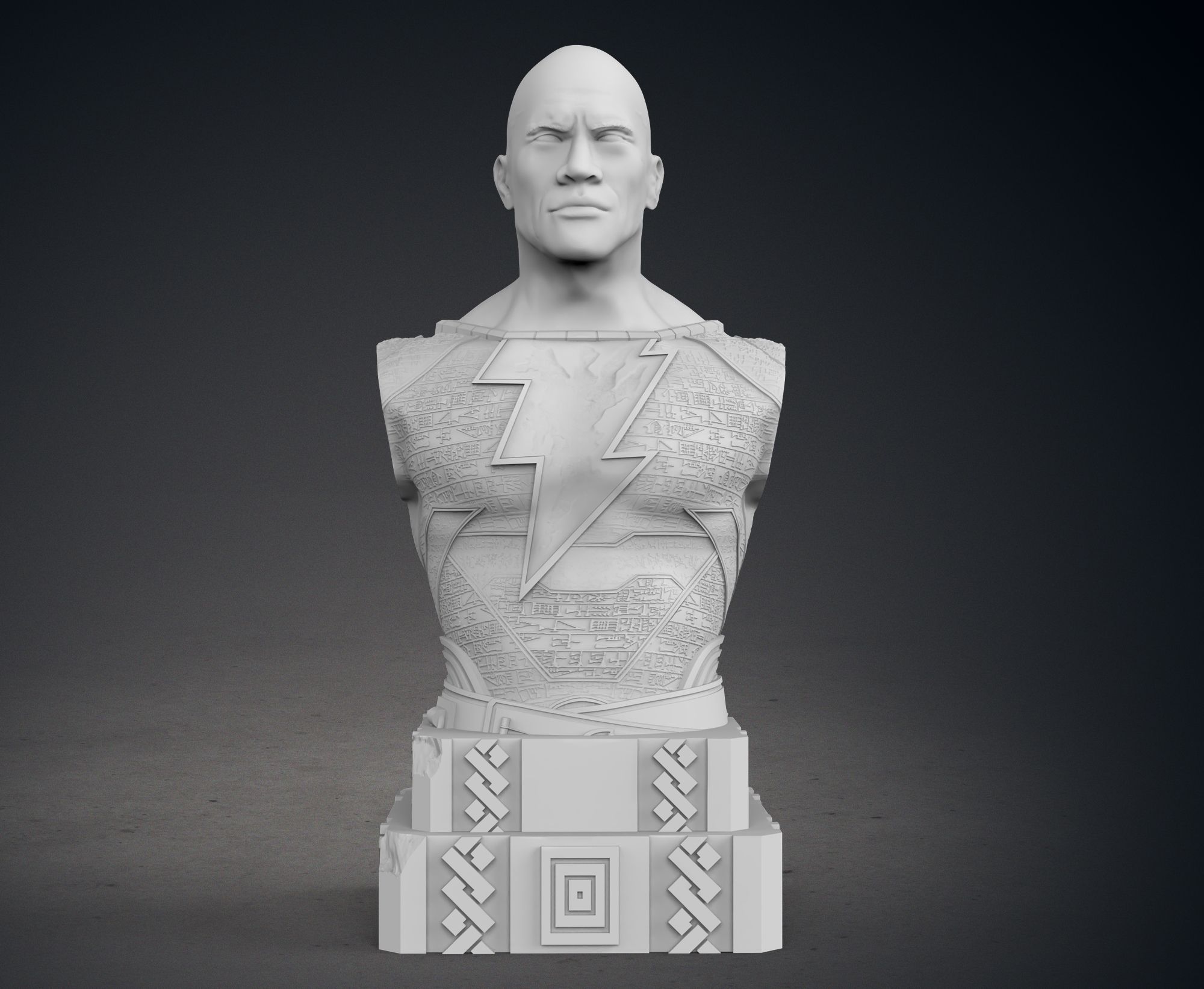BLACK ADAM BUST | Descărcare modele 3D | Creality Cloud