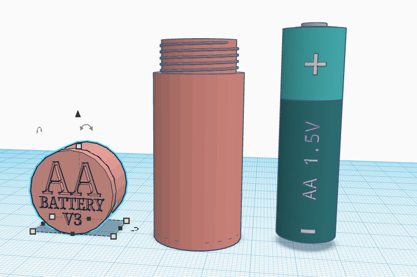 Singel AA battery transport case | 3D models download | Creality Cloud