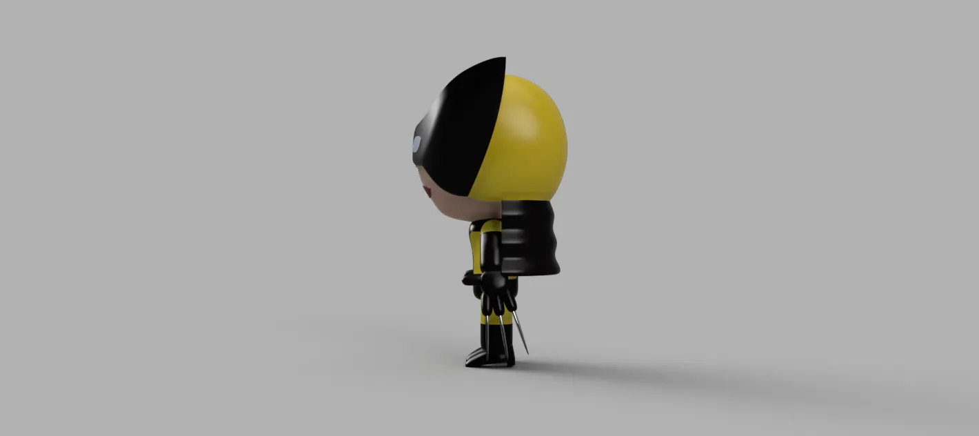 Characters & Creatures STL Descarga - Marvel Comics Mini Wolverina ...