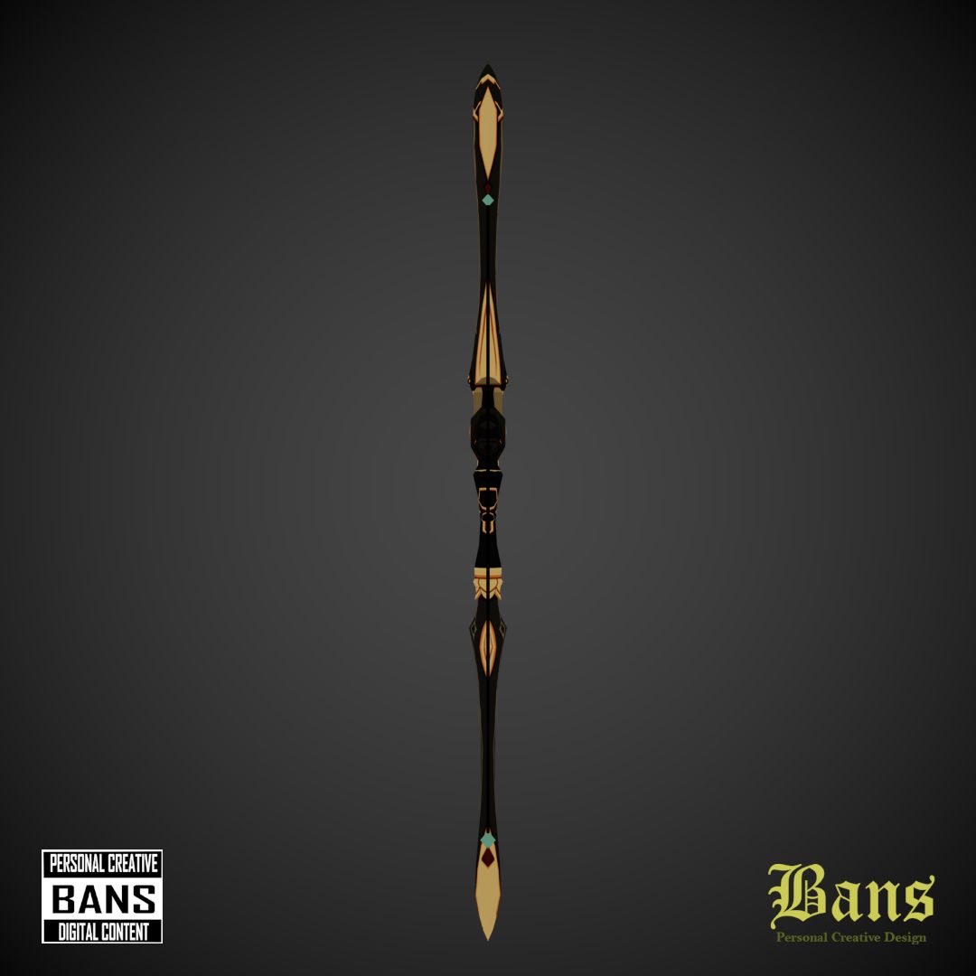 GENSHIN IMPACT - PROTOTYPE CRESCENT BOW | 3D models download | Creality ...