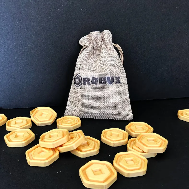 Board Games & Card Games STL Download - ROBLOX ROBUX COIN GAMEby JessArt
