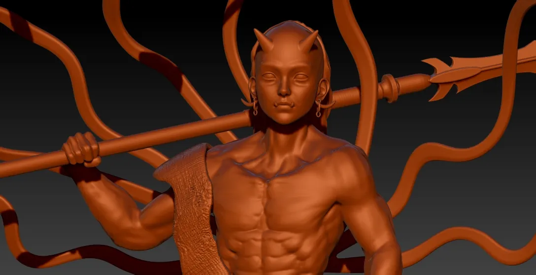 Characters & Creatures STL Download - RED BOY -BLACK MYTH WUKONG - 3D ...