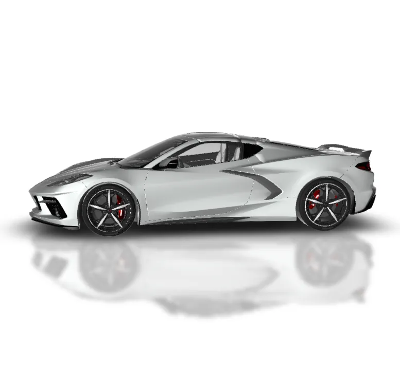 Vehicles & Machinery STL Download - Chevrolet Corvette C8 Stingray ...