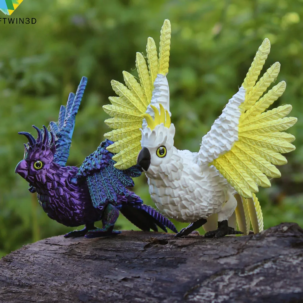 3D Printer Files | 3MF File | Print in place flexy Cockatoos | Creality ...