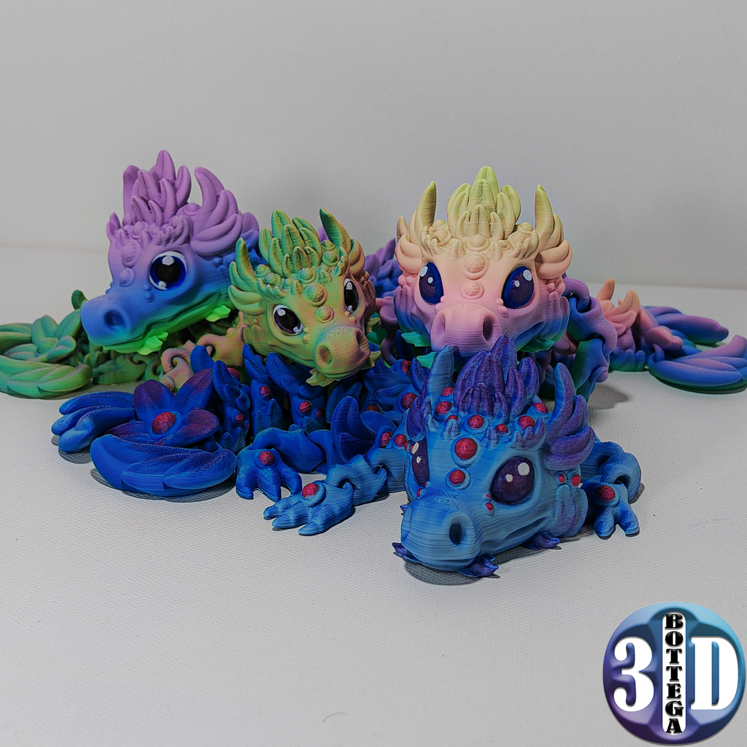 Yuari, baby magical dragon, articulated | 3D models download | Creality ...