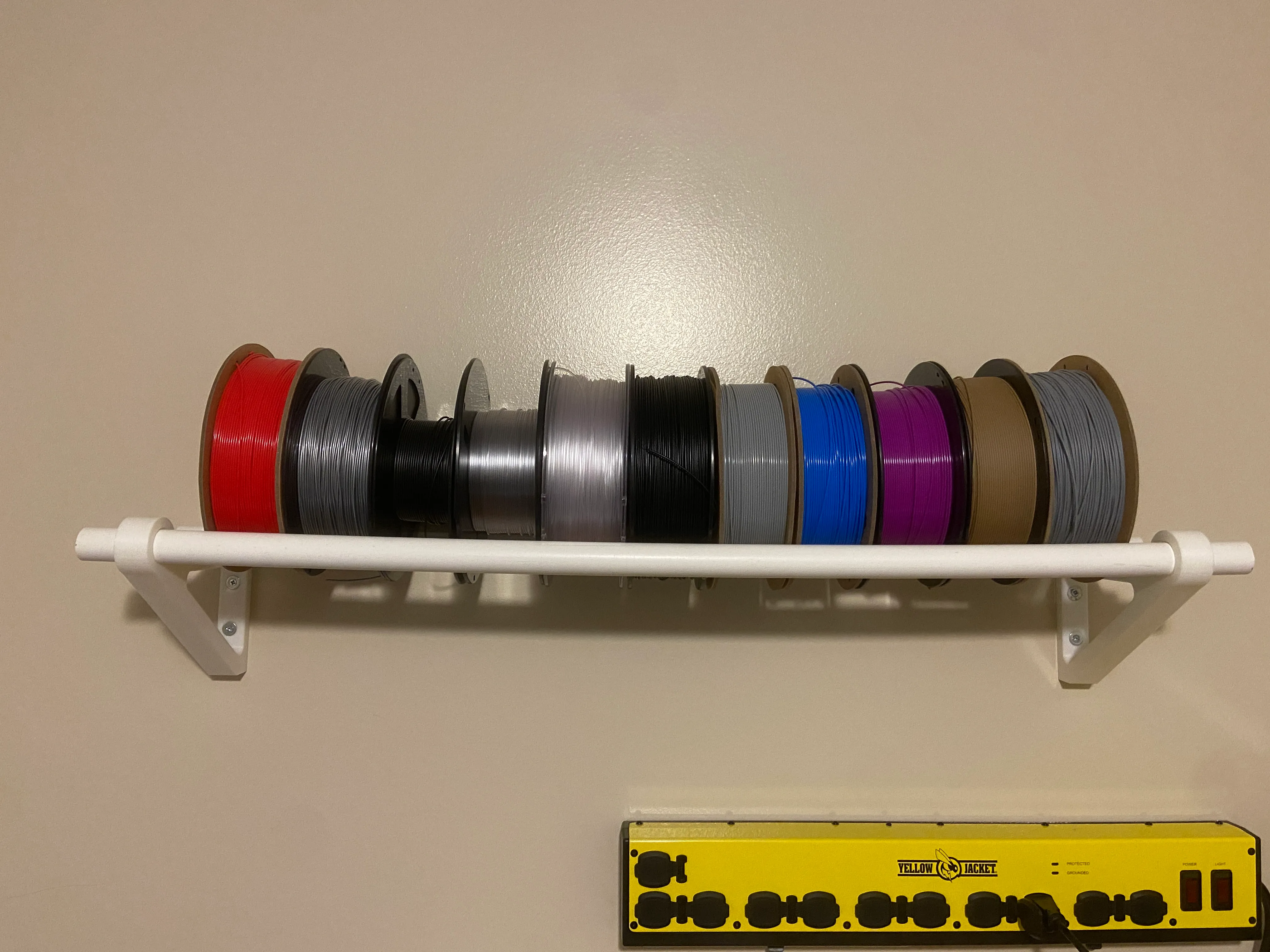 3D Printer Files | 3MF File | Filament Storage Shelf Brackets ...