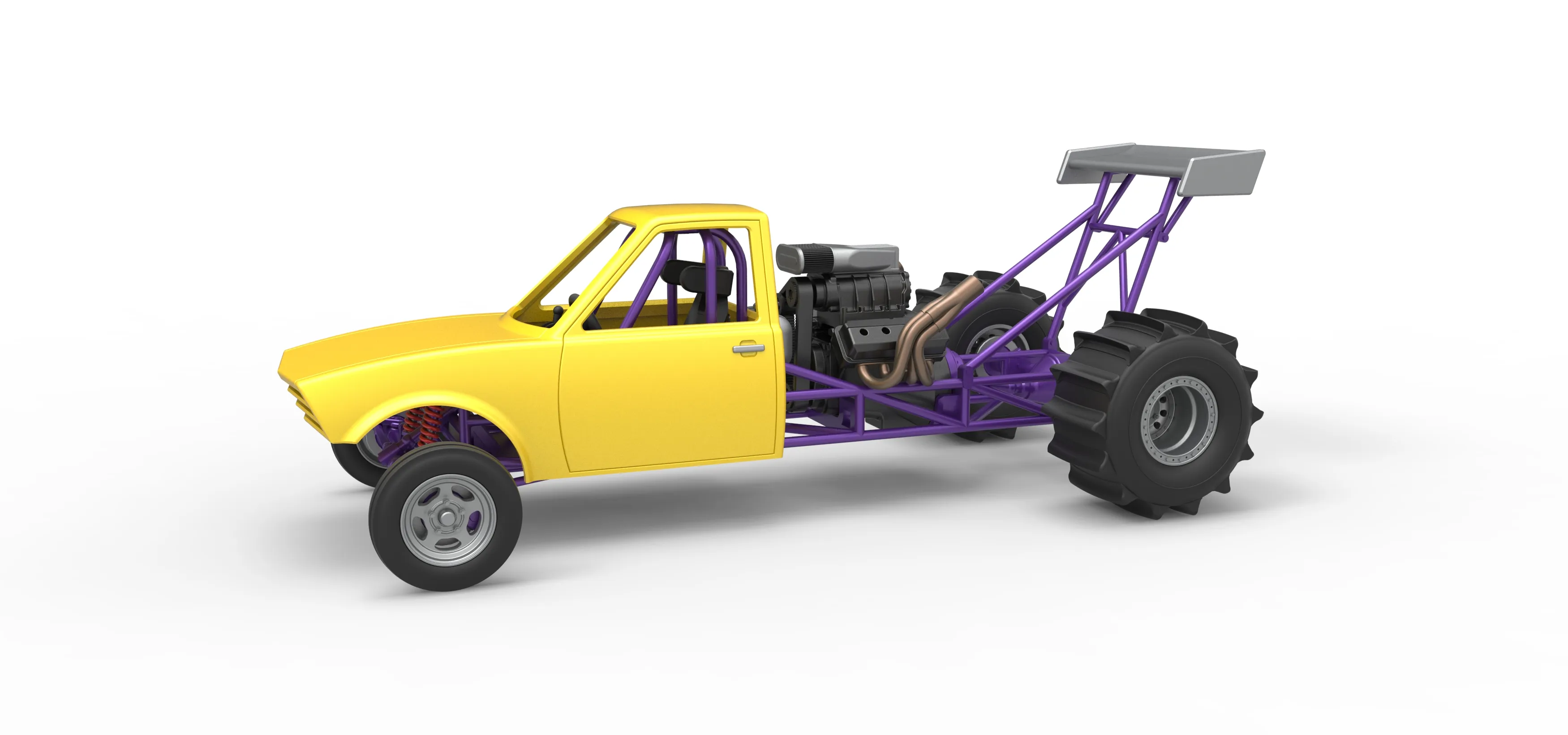 Other STL Download - Dirt Dragster Version 2 Scale 1:25by 3DTechDesign