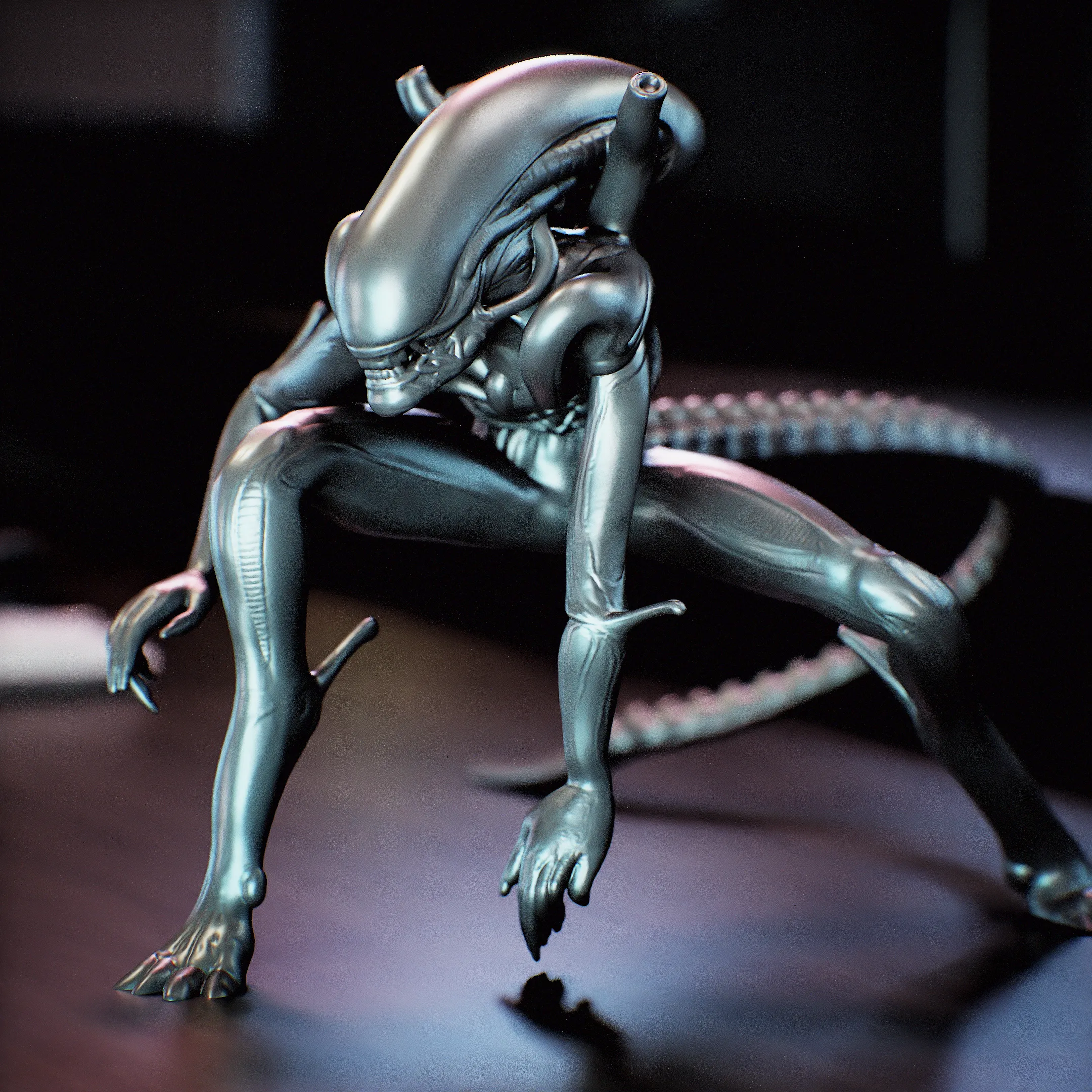 Characters & Creatures STL Download - Alien Xenomorph Separated by ...