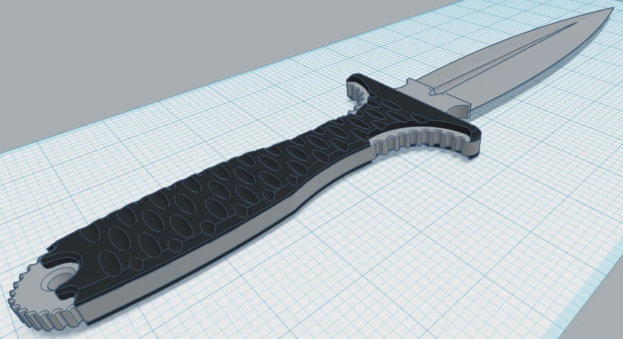 Free Miniature Games & Accessories STL Download - Dagger 20by Cyberbeast