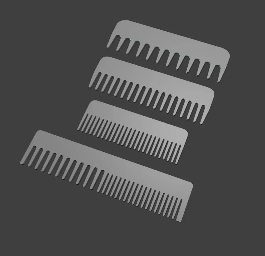 Personal Accessories STL Download - Comb Setby AYHANCELİK