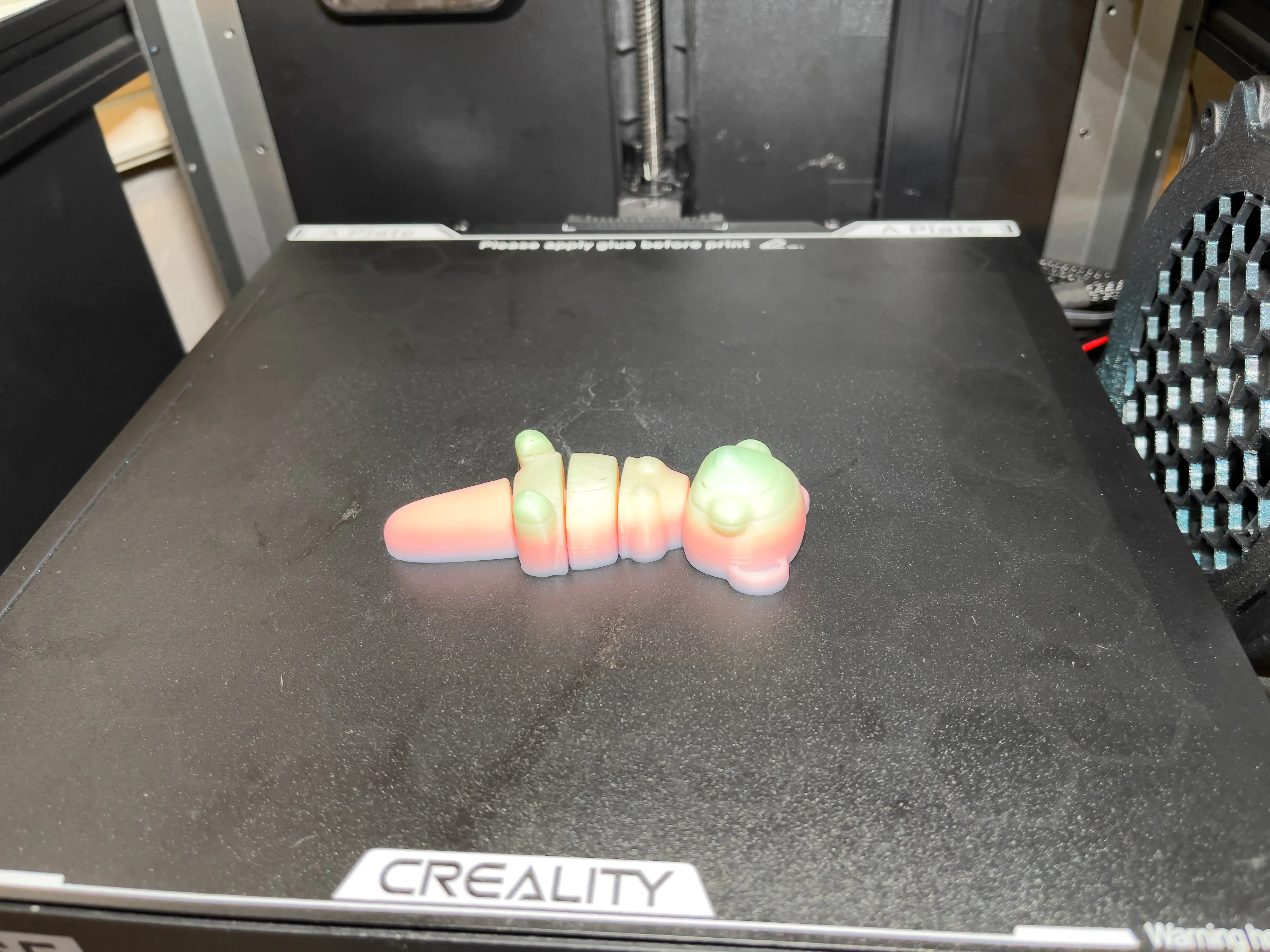 Came out really good. I like that he's laying on his back, like they would in real life. Printed ...