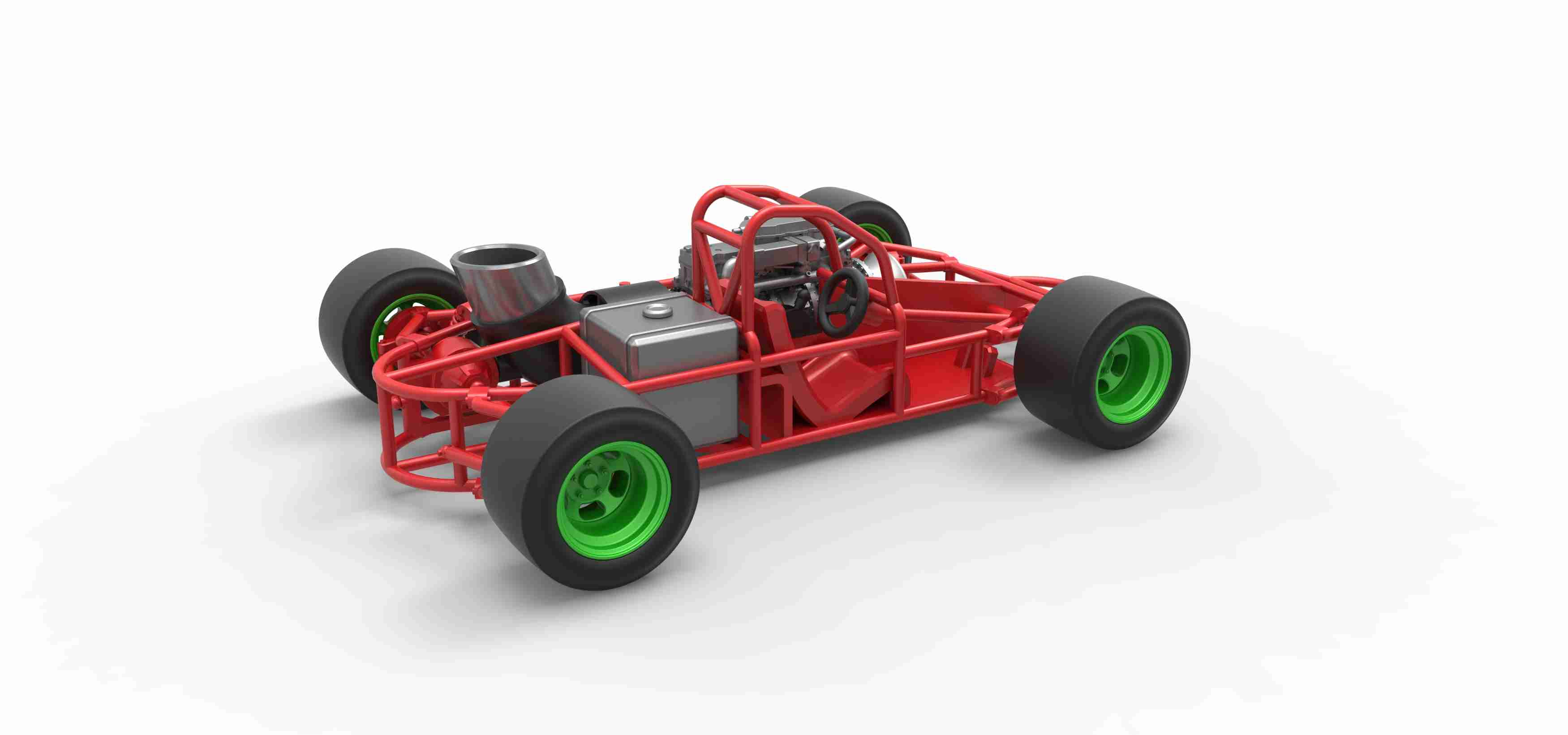 Concept jet race car Scale 1:25 | 3D models download | Creality Cloud