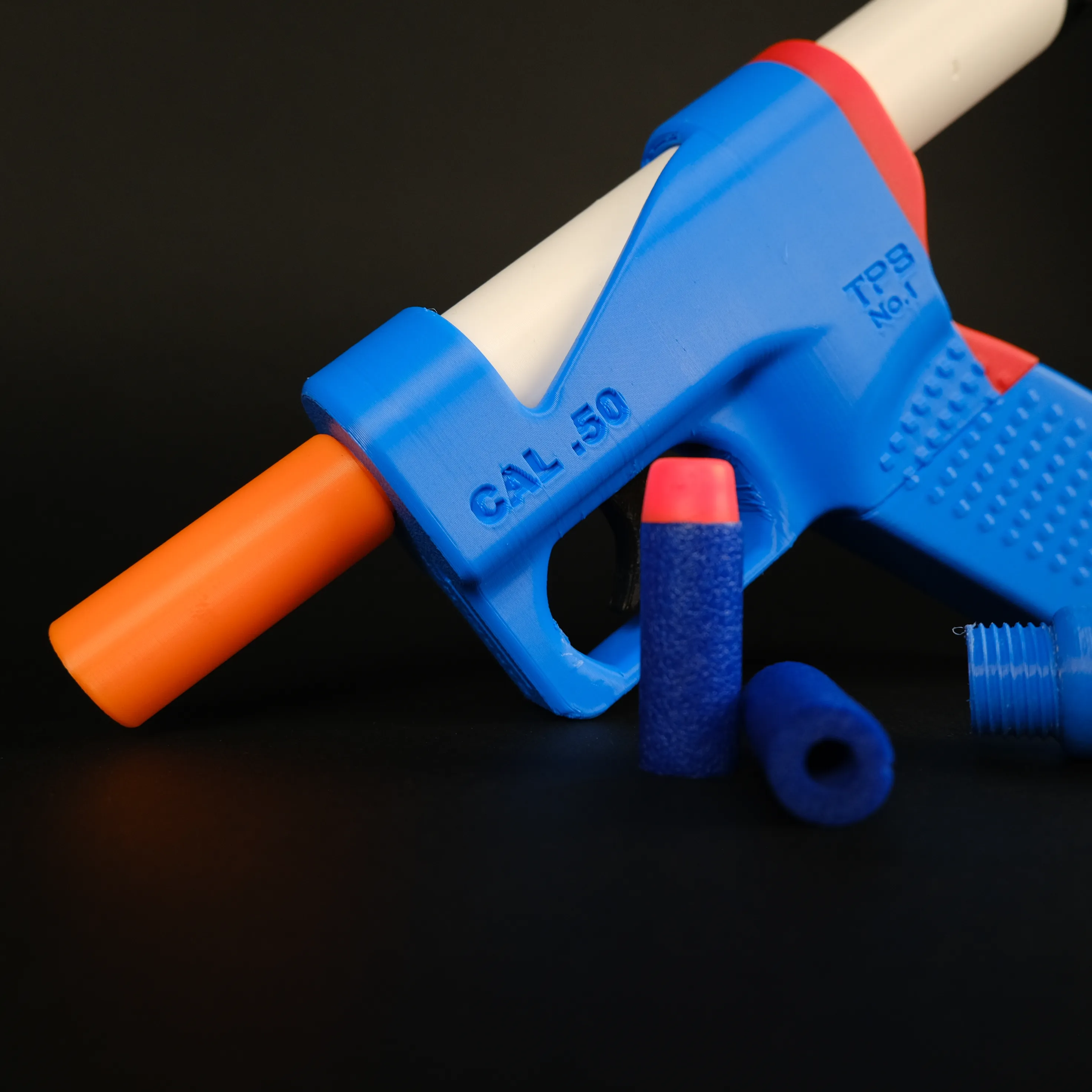 Board Games & Card Games STL Download - TPB-One Foam Darts Blaster - 3D ...