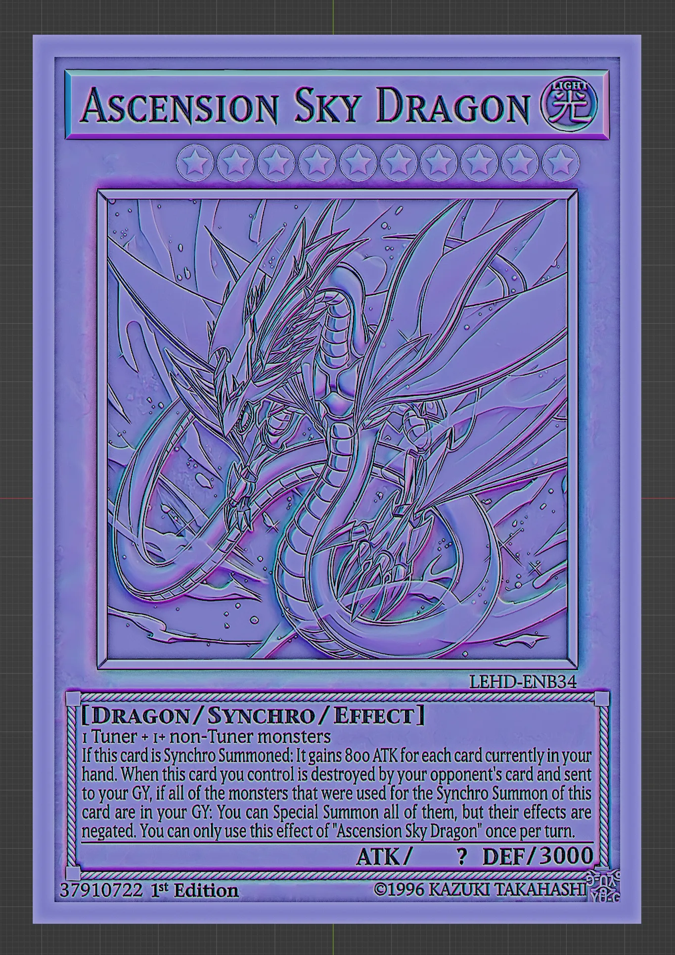Other STL Download - Ascension Sky Dragon - yu-gi-oh!by Wsonuchiha3D
