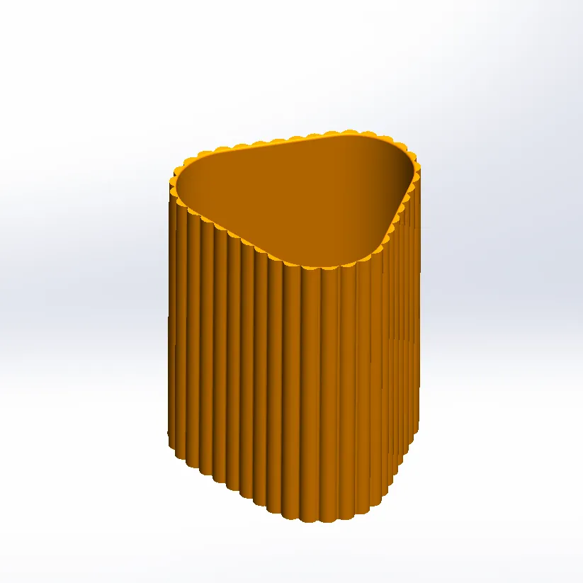 3D Printer Files | 3MF File | Striped pencil holder | Creality Cloud