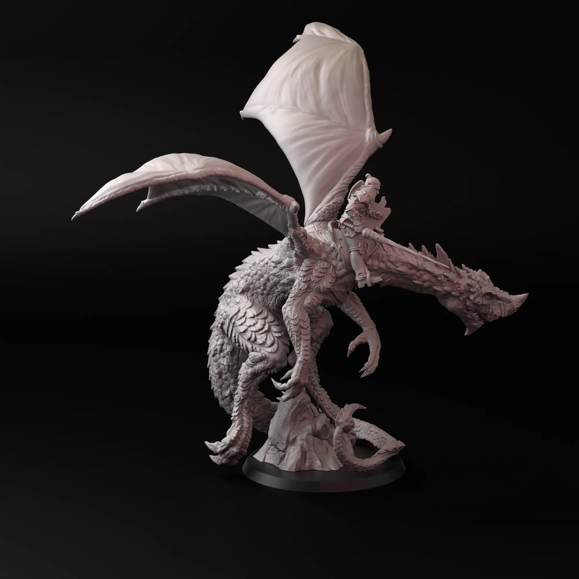 Characters & Creatures STL Download - Lesser Dragonby Crosslances