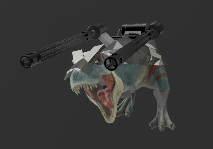 cyber T-Rex | 3D models download | Creality Cloud